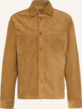 A.P.C. Cordhemd Relax Fit braun