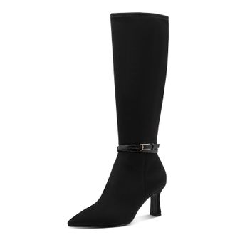 Tamaris Damen Stiefel Leder schwarz 39