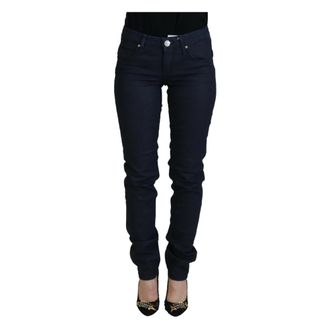 Acht Low Waist Skinny Denim Hose - - Jeans - Damen - Blau - W26