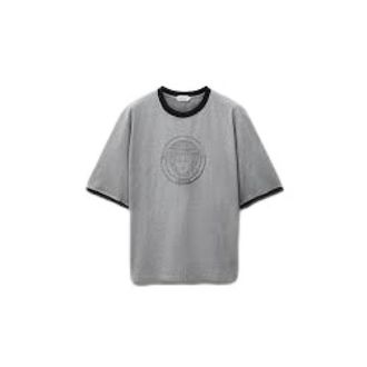 Versace Damen, Oberteile, Grau, LGr&ouml;&szlig;e