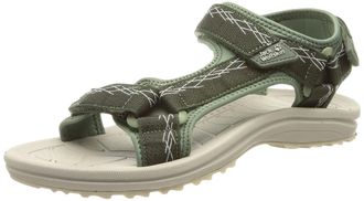 Jack Wolfskin Damen Wave Breaker W Sandale, Hedge Green, 40.5 EU