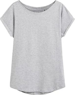 Next Femme T-Shirt à Mancherons Gris chiné 46