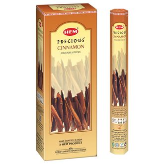 Hem Hem R&auml;ucherst&auml;bchen in sechseckiger Verpackung, Zimt, 6 Packungen &agrave; 20 St&auml;bchen = 120 St&auml;bchen