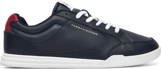 Tommy Hilfiger Sneakers Lo Pro Cupsole Perf Leather FM0FM05944 Schwarz