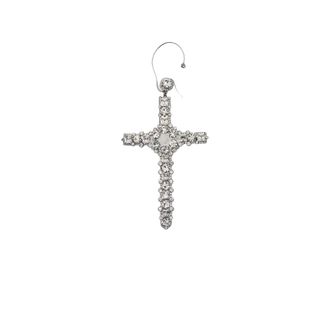 Blumarine Femme, Accessoires, Gris, Taille: ONE Size Boucles dOreilles M&eacute;tal et Pierre de Verre