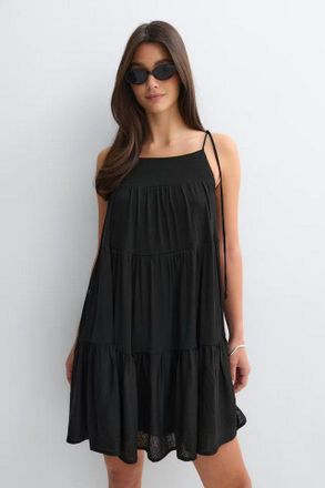 Gina Tricot Sommerkleid Flowy strap detail dress