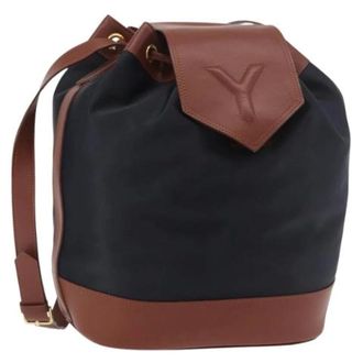 Saint Laurent Sac Seau Vintage Pre-owned - Femme - Pre-owned - Noir - Taille: ONE Size
