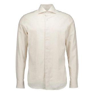 Xacus Gewaschenes Hemd - - Shirts - Herren - Beige - M