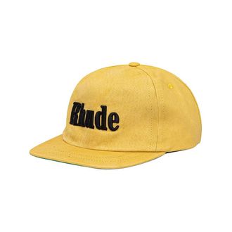 Rhude Casquette Logo - Homme - Accessoires - Jaune - Taille: ONE Size