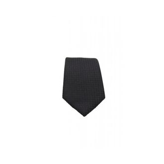 Emporio Armani Seidenmischungs-Krawatte mit Jacquard-Chevron-Motiv - - Accessories - Herren - Schwarzk - ONE SIZE