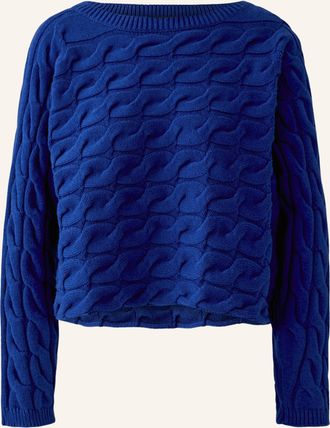 Oui Pullover Sirah blau