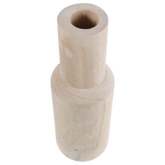 Garneck Rustikale Holzvase Single Stem Vase aus Naturholz f&uuml;r Tischdekoration Schmaler Blumenhalter f&uuml;r Wohnzimmer Patio Outdoor Langlebig und Pflegeleicht