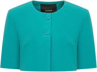 Pinko Pinko, Femme, Vestes, Vert, Taille: 46 FR Spencer Jacket