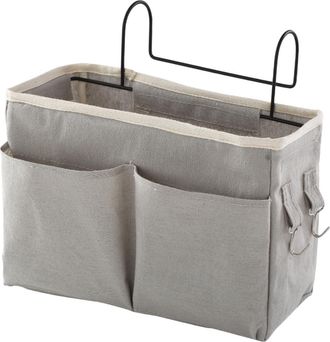 Artibetter H&auml;ngender Bett Organizer Aufbewahrungskorb Bedside Storage Basket f&uuml;r Schlafzimmer und Wohnheim mit Doppelhaken zum Einh&auml;ngen und Vielseitiger Ablage 