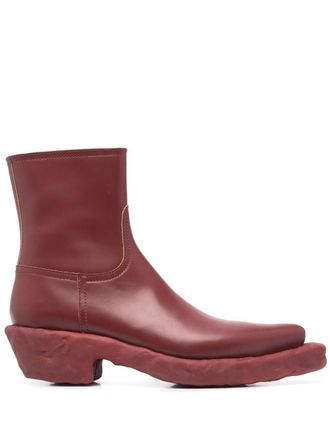 Camperlab bottes Venga en cuir - Rouge