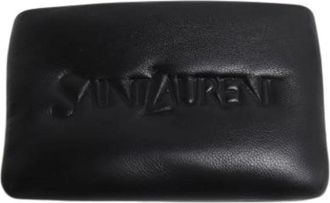 Saint Laurent Porte-monnaie Pre-owned - Femme - Pre-owned - Noir - Taille: ONE Size