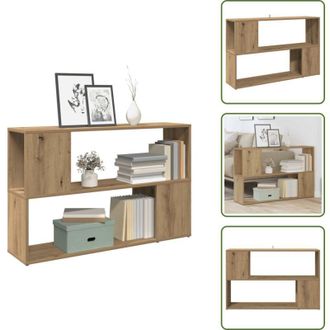 vidaXL Vidaxl - B&uuml;cherregal Artisan-Eiche 100x24x63 cm Holzwerkstoff - B&uuml;cherregal - B&uuml;cherregale - Raumteiler - B&uuml;cherschrank