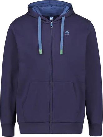 North Sails Herren Pullover blau Baumwolle unifarben