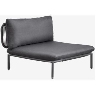 Sklum Sklum - Zentralmodul f&uuml;r das modulare Gartensofa Roubly Grau Graphit