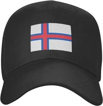 Generic Casquette de baseball tendance avec drapeau des &icirc;les F&eacute;ro&eacute; - Casquette de baseball pour homme et femme - R&eacute;glable - Protection solaire - Cadeau