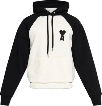 Ami Homme, Sweatshirts et sweats &agrave; capuche, Blanc, Taille: XL Two Tone SweaT-shirt