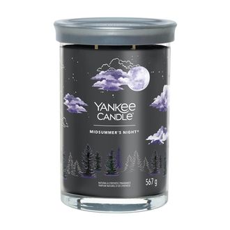 Yankee Candle Company Signature Duftkerze ; große Tumbler-Kerze mit langer Brenndauer Midsummers Night ; Soja-Wachs-Mix ; Perfekte Geschenke für Frauen