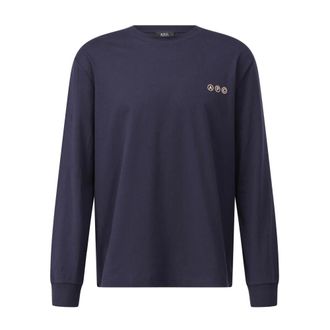 A.P.C. A.p.c., Herren, Oberteile, Blau, MGr&ouml;&szlig;e