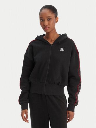 Kappa Sweatshirt Banda Clarise 32261BW Schwarz Regular Fit