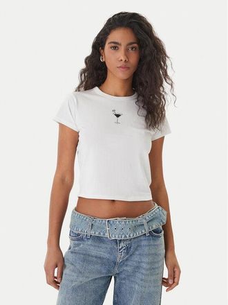 HUGO BOSS T-Shirt Dichroma_B 50560769 Wei&szlig; Slim Fit