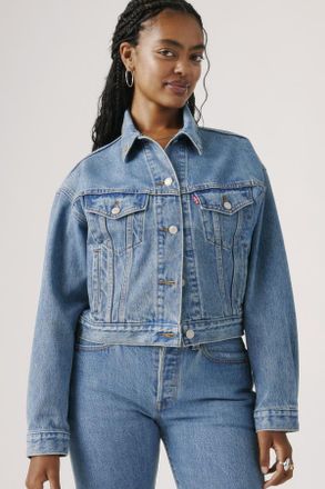 Levi's Veste Trucker Shrunken 90s - Femme - Bleu / Authentic Finish - XS