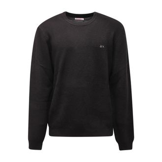 Sun 68 Baumwoll/Wollpullover in Schwarz - - Knitwear - Herren - Schwarzk - S
