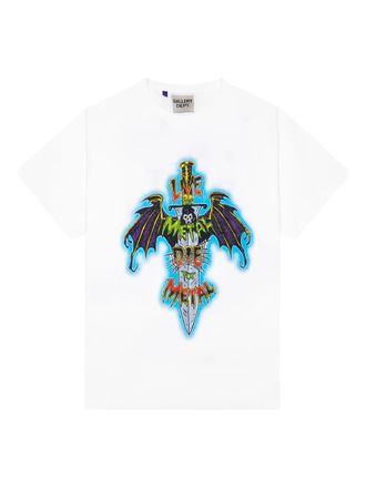 Gallery Dept. T-Shirt mit grafischem Print - Weiß