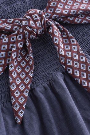 Next Midikleid Bandeau-Midikleid aus Jersey mit Zipfelsaum (1-tlg)
