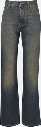 Fendi Jean wide d&eacute;lav&eacute;