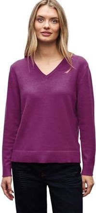 Street One 3015725 Pull Douillet à col en V, Berry Paradise, 46 Femme