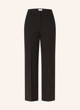 Comma Comma Marlenehose Aus Jersey schwarz