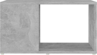 Generic Offene B&uuml;cherregale, Freistehend, Platzsparendes Aufbewahrungsregal aus Holzwerkstoff f&uuml;r B&uuml;cher, Dekoration und Medien (Betongrau)