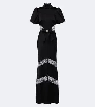 Rebecca Vallance Verziertes Maxikleid