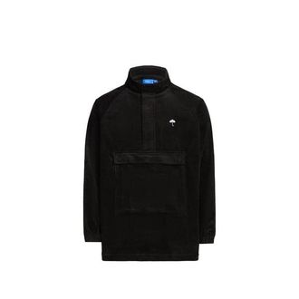 H&eacute;las. Blouson col montant en coton m&eacute;lang&eacute;