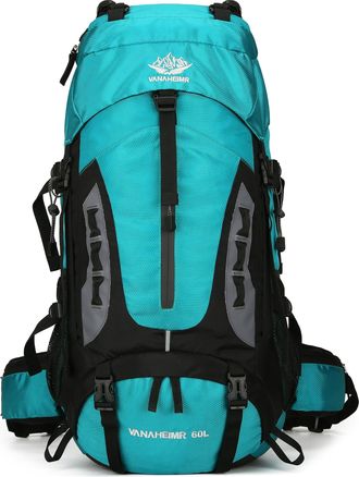Dressfo 60 l Wanderrucksack, Camping-Rucksack, Jagd-Rucksack für Outdoor, wasserabweisend, taktischer Rucksack für Damen und Herren, Tiefes Blau, Large, Outdo