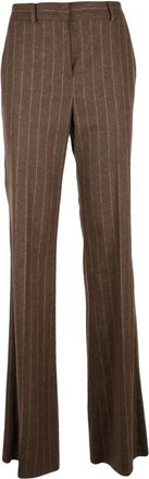 Marella Femme, Pantalons, Brun, Taille: 34 FR Neveu Wide Pantalons
