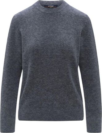 K-Way Femme, Pulls, Bleu, Taille: 40 FR Clarisse Wool Stretch