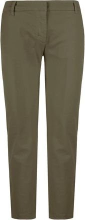 Bomboogie Femme, Pantalons, Brun, Taille: 42 FR Cotton Satin Pants