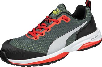 Puma Sicherheitsschuhe Speed Low S1P ESD Unisex Schutzkappe Rutschhemmend Gr&uuml;n Gr&ouml;&szlig;e 46