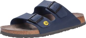 Birkenstock ESD-Sandale Arizona, Größe 47, blau, schmal 089438-47 (Pantolette Schuh Halbschuh Latsche Zweischnaller Alpro P220 571030 571038 571040 571048 571050 