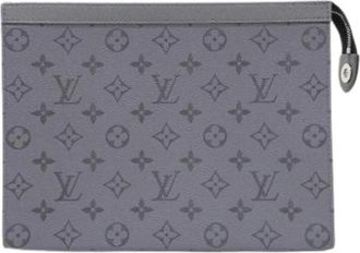 Louis Vuitton Pre-owned Pochette Pouch - Homme - Pre-owned - Gris - Taille: ONE Size