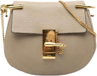 Chlo&eacute; Pre-owned Drew Cross Body Bag - Femme - Pre-owned - Beige - Taille: ONE Size
