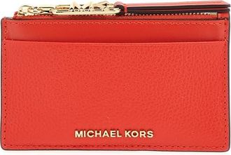 Michael Kors 32H3G8ED1L-847 SM ZIP CARD CASE Women BURNT SIENNA Size One Size