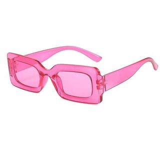 Generic Lunettes De Soleil Carr&eacute;es &Agrave; Petite Monture For Hommes, For Lext&eacute;rieur, Les D&eacute;placements, Vacances(Pink)