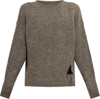 Roa Pullover mit Logo - - Sport - Herren - Braun - M